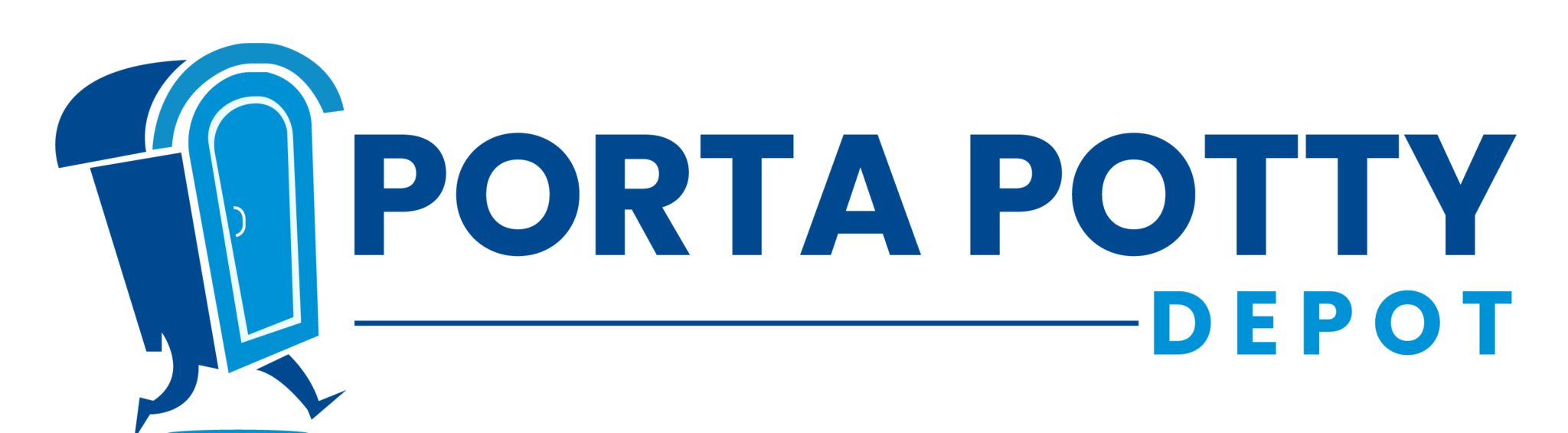 Used Standard Portable Toilet - Blue, Grey & Green - Porta Potty Depot